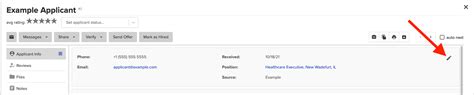 Edit An Applicants Contact Info Decisely Recruiter Support