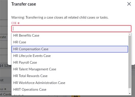 Solved Transfer Case Agent Workspace Servicenow Community