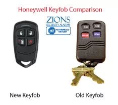 ADT Keyfob Keychain Remote For Ademco Or Honeywell Panels