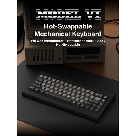Kataaa Model VI Retro IBM PCJR Single Mode Hot Swap Mechanical Keyboard HMX Customized Switches