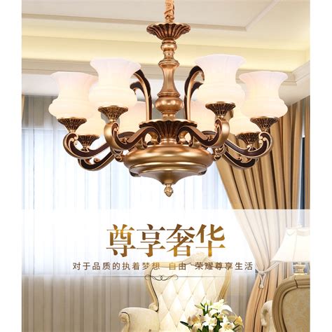 โคมไฟระย้าโลหะผสมสังกะสีสไตล์ยุโรปเรียบง่ายสําหรับตกแต่งบ้าน Aaa476458 Th Thaipick