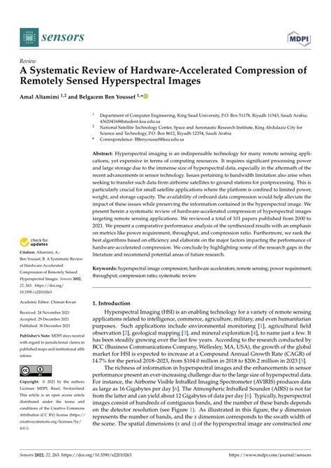 Pdf A Systematic Review Of Hardware Accelerated Compression Of