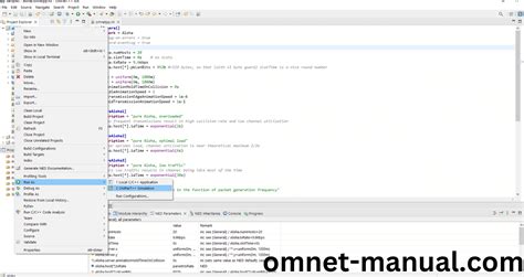 Executing The Example Program Using Cpacket Header File Omnet Simulator