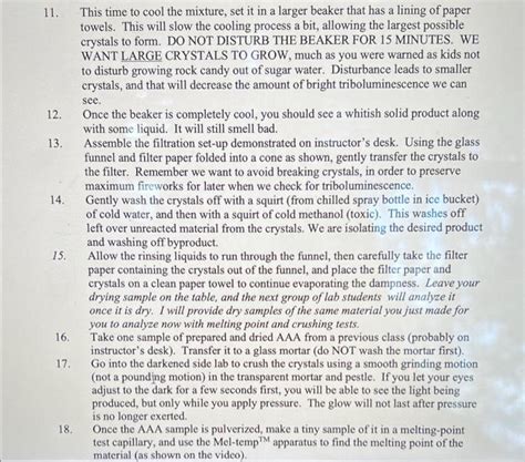 Solved Hi This Is Chem Lab I Completed And We Have To Write Chegg Com