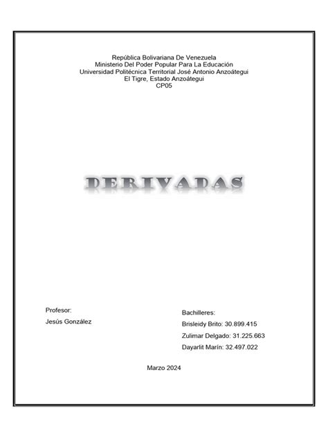 Matematicas 023329 Pdf Derivado Variable Matemáticas