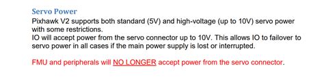 pixhawk compatibility with high voltage digital servos single coax