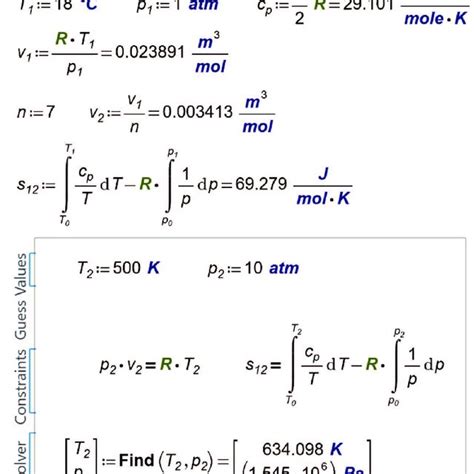 Symbolic Simplification Of The Formula For Calculation Of Specific Entropy Download