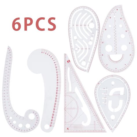 5 6 7pcs Set Sewing Ruler Tailor Measuring Kit Qui Vicedeal