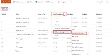 Sharepoint Column Formatting Examples Enjoy Sharepoint