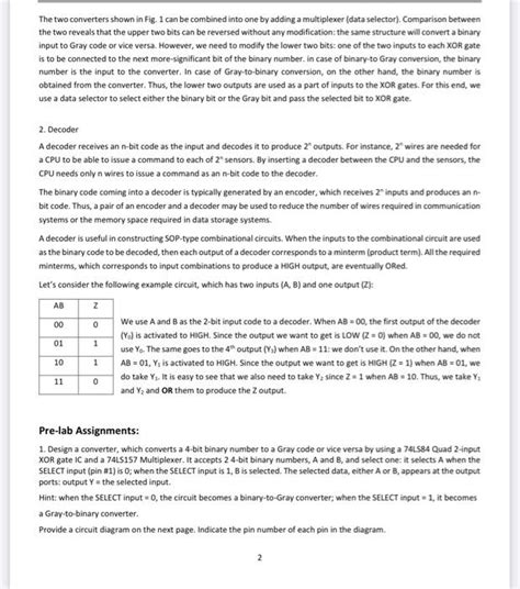 Solved OBJECTIVES Design Binary To Gray Converter And Chegg Com