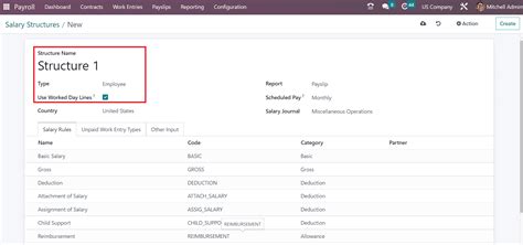 Add Federal Insurance Contributions Act In Salary Structure Using Odoo 16 Payroll