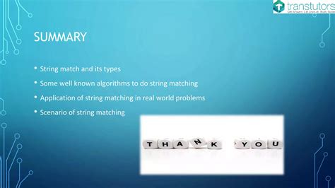 String Match Computer Science Ppt