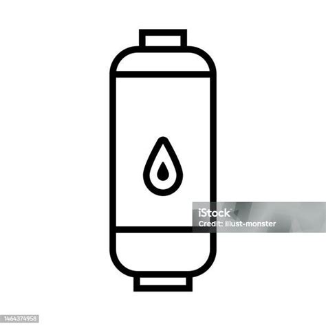 간단한 프로판 가스 실린더 아이콘입니다 가스 탱크 벡터 가솔린에 대한 스톡 벡터 아트 및 기타 이미지 가솔린 가스 캔 가연성 Istock