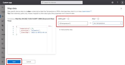 transform telemetry on ingress to iot central azure iot central