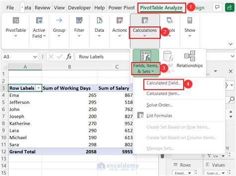 Calculated Field In Pivot Table Data Model Design Talk
