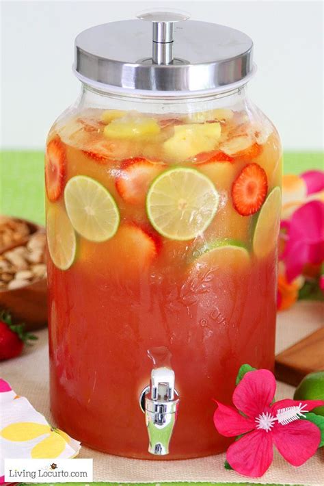 Cotton Candy Champagne Cocktail Recipe Tropical Punch Recipe For