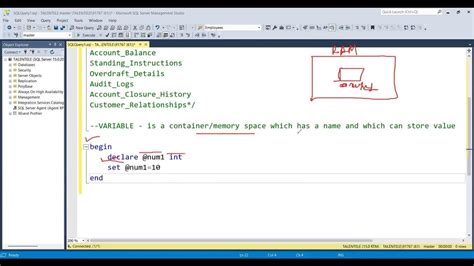 🔴 T Sql Day 1 Sql Server Programming In Sql Variables Control Statements Ifelse