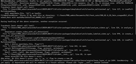 No Labelled Videos And Plots Created After Analyzing And I Also Cannot