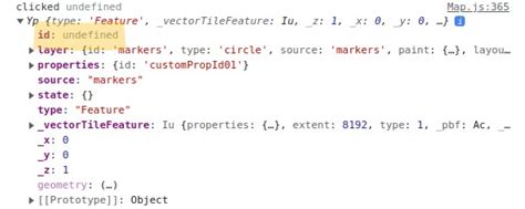 Reactjs Why Are My Dataset Features Ids Undefined In Mapbox Gl While