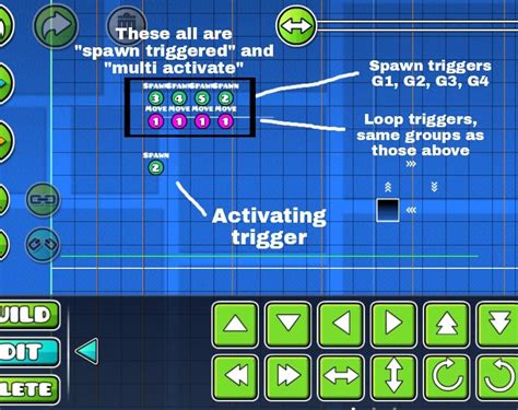building tips day 1 spawn trigger loop saves a lot of space and