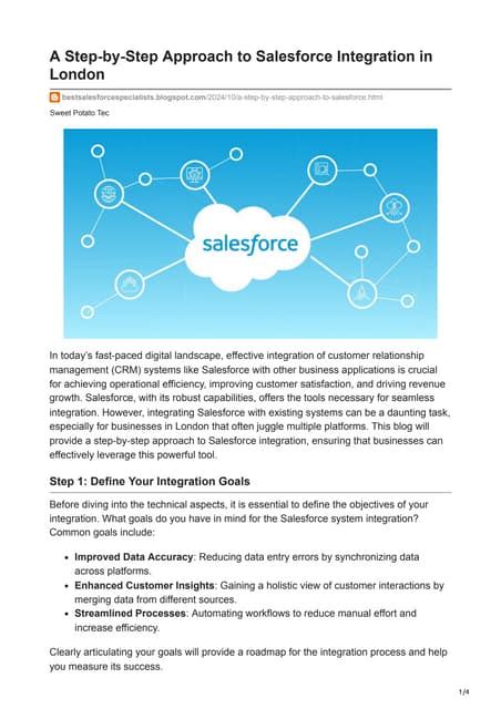 Salesforce Integration Best Practices Connecting The Dots To Unlock The Full Potential Of
