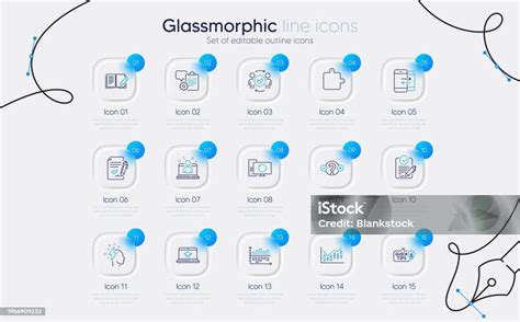 다이어그램 차트 승인된 계약 및 웹 앱에 대한 재무 다이어그램 선 아이콘 집합입니다 픽토그램 아이콘입니다 벡터 조언에 대한 스톡 벡터 아트 및 기타 이미지 Istock