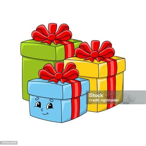 귀여운 캐릭터 겨울 테마 다채로운 벡터 일러스트레이션 만화 스타일 흰색 배경에 격리 디자인 요소입니다 디자인 책 스티커 카드 포스터 옷에 대한 템플릿 귀여운에 대한 스톡