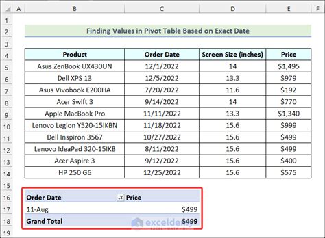 Excel Pivot Table Filter Based On Cell Value 6 Handy Examples