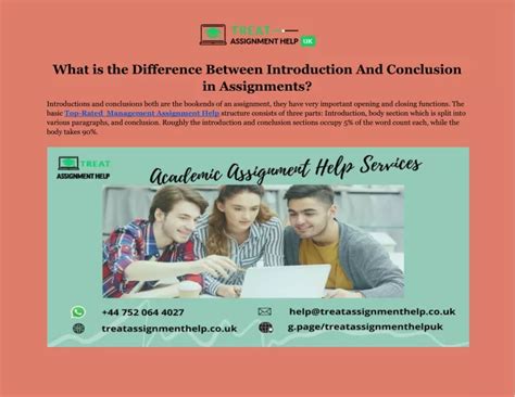 Ppt What Is The Difference Between Introduction And Conclusion In Assignments Powerpoint