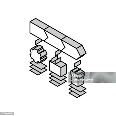 선형 경제 등각 투영 아이콘 벡터 일러스트 레이 션의 단계 0명에 대한 스톡 벡터 아트 및 기타 이미지 0명 경제 공장 산업 건물 Istock