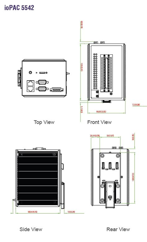 Серія ioPAC 5542 Компактні RTU контролери з підтримкою програмування на C C