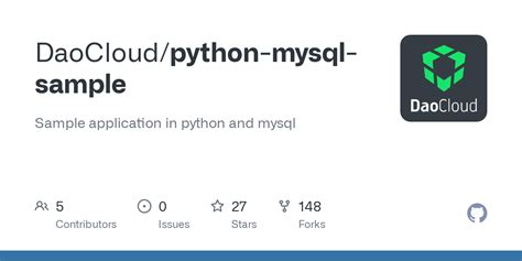 GitHub DaoCloud Python Mysql Sample Sample Application In Python And Mysql