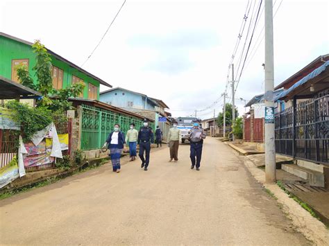 ကာလိမြို့တွင် ကိုဗစ် ၁၉ရောဂါ ကာကွယ်ထိန်းချုပ်နိုင်ရေးအတွက် ရှမ်း၊မြန်မာ ၂ ဘာသာဖြင့် အသိပေး န