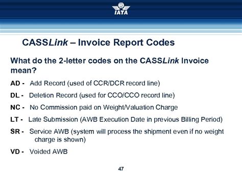 Iata Cass And Casslink Presentation Tel Aviv