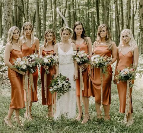 Copper Bridesmaid Dresses For A Fabulous Fall Wedding And Every Season