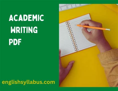 Academic Writing Pdf Download Free English Syllabus Guru