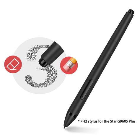 Xp Pen Ph2 Power Stylus 8192 Pressure Sensitivity Grip Pen Only For