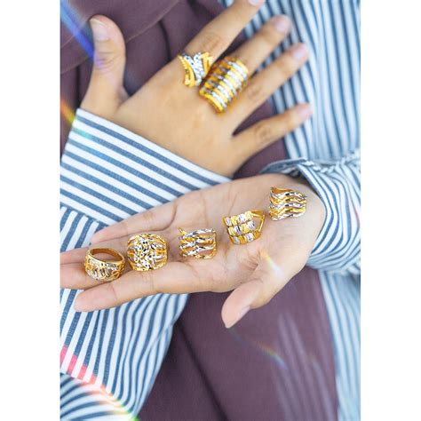 New Terbaru Emas Bangkok Cincin Dewasa Shopee Malaysia