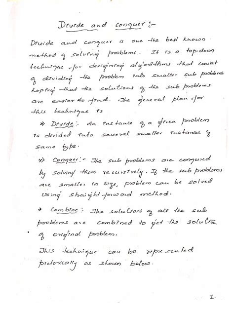 Vcbadamodule 2 Divide And Conquer Pdf
