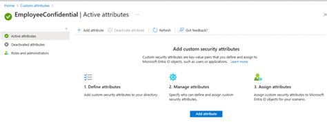 Microsoft Entra Id Custom Security Attributes Cloud Build