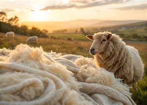 Freshly Sheared Wool Stock Illustrations 10 Freshly Sheared Wool