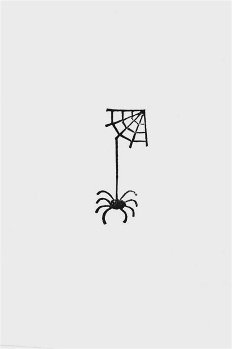 Spider Drawing On Web Halloween DIY