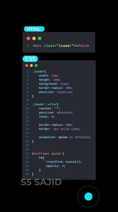 Awesome Pulsing Animation With Html And Css Short Cssanimation