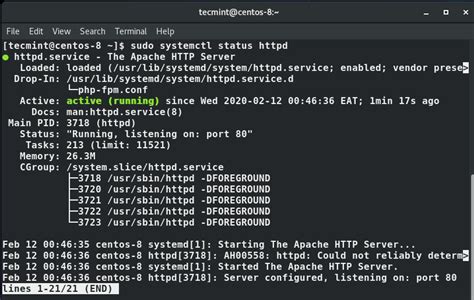 How To Install Lamp Server On Centos 8