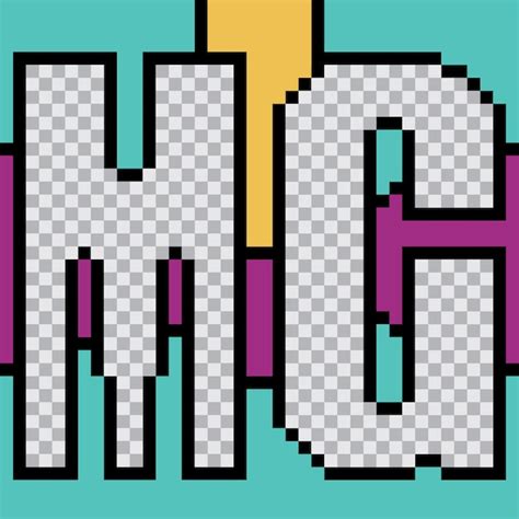 픽셀 아트 소셜 미디어 포스트 템플릿 디자인 프리미엄 벡터