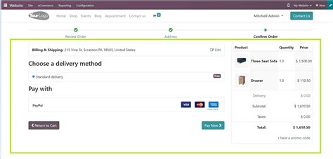 An Overview Of The Shop And Checkout Procedure Of The Odoo 16 Website Module