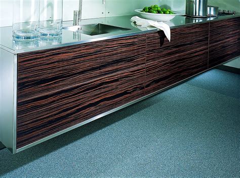 Cocina Stratos Saturn In Madera De Macassar Y Acero