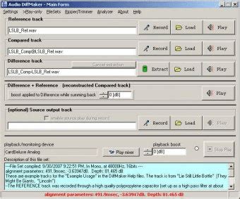 Audio DiffMaker 3 2 Download Free DiffMaker Exe