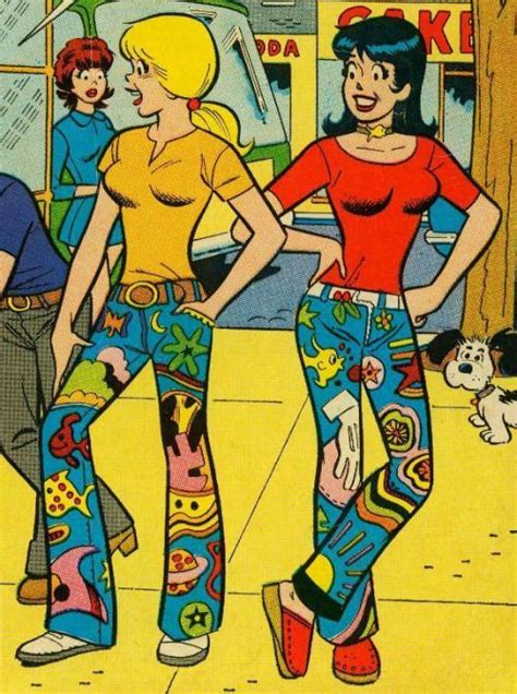 Vintage Hippies Comic Book Frames And Archie Comic Books