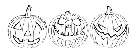 Premium Vector Set Of Pumpkin Sketches For Halloween